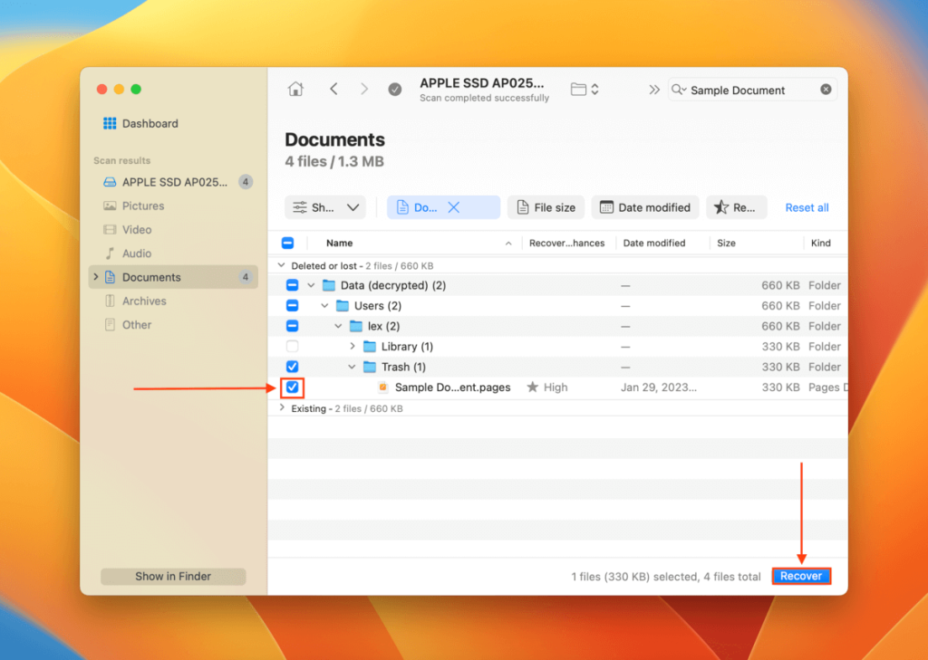 How to Recover Deleted/Unsaved Pages Document on a Mac