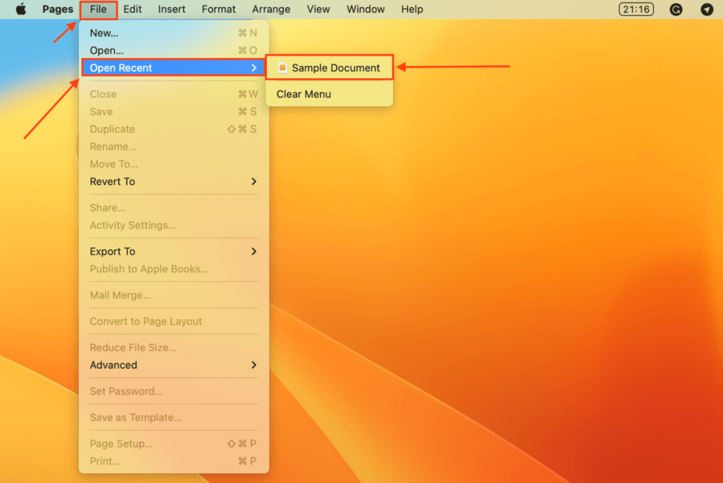 How to Recover Deleted/Unsaved Pages Document on a Mac